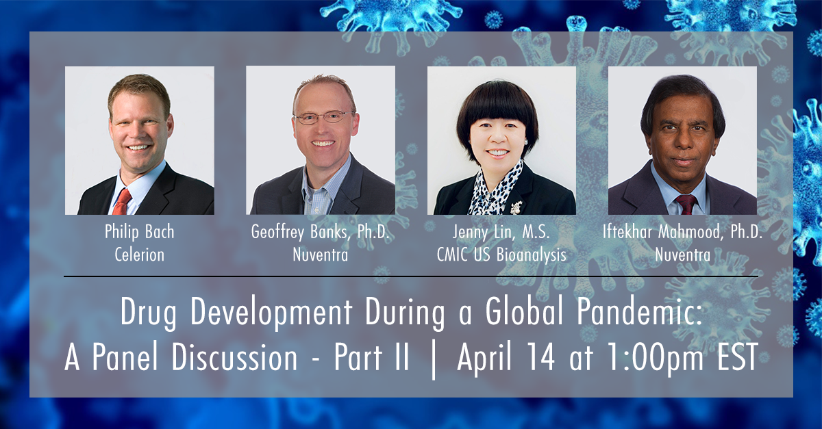 Webinar: Drug Development During COVID-19 Pandemic Part 2